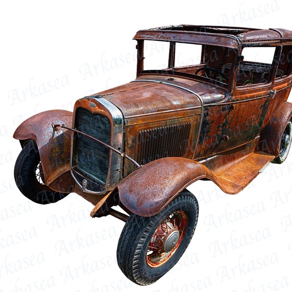 Rusted Model Car - Etsy