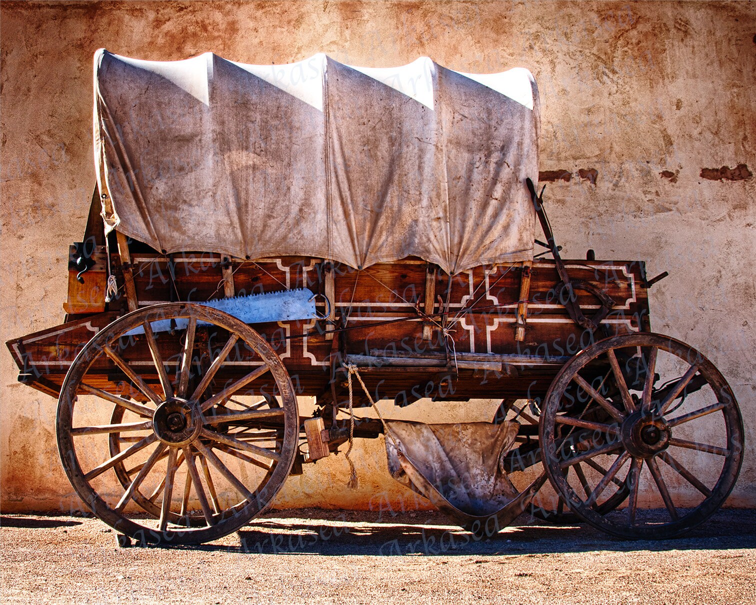 Rusty Dusty Wagon | Prairie Schooner | Wild West Wagon | Automotive JPG ...