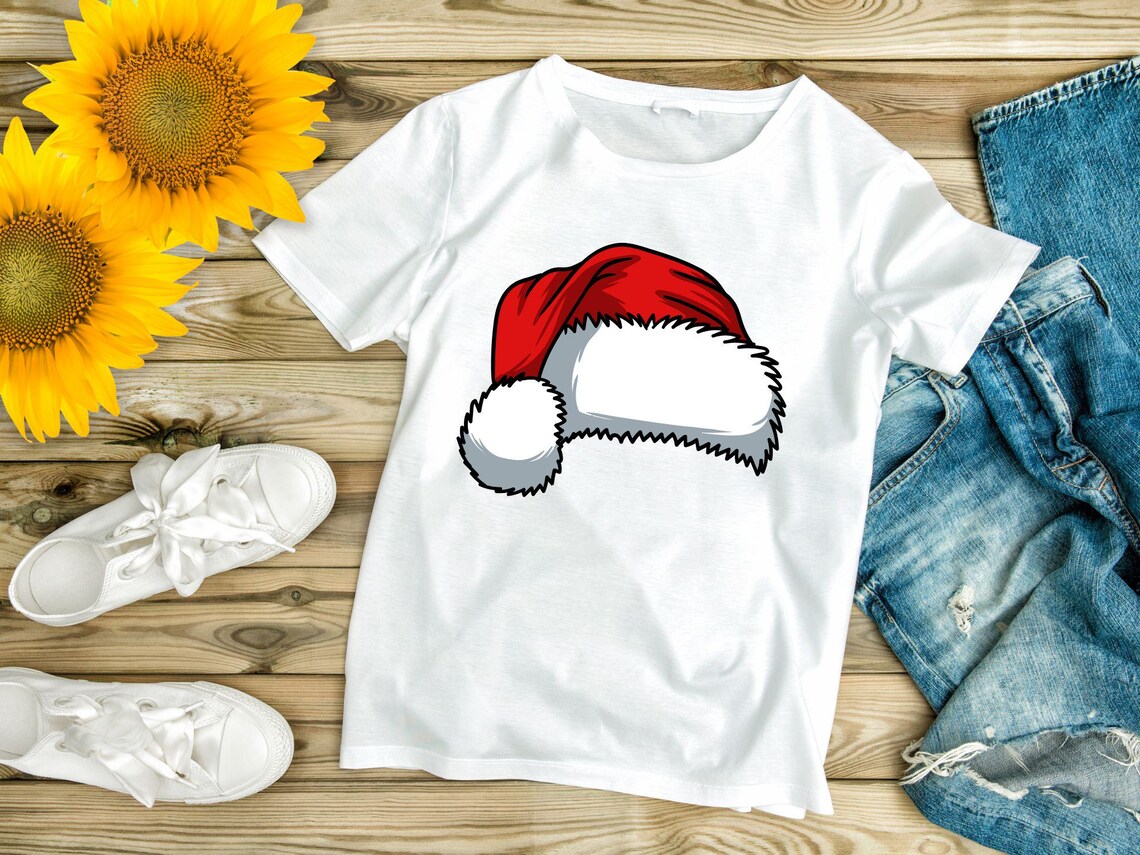 Santa Hat SVG Bundle: Christmas Cut Files (digital Download) - Etsy