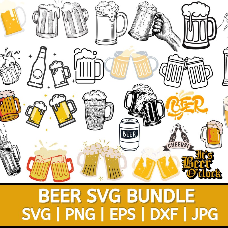 Beer Mug Svg - Etsy