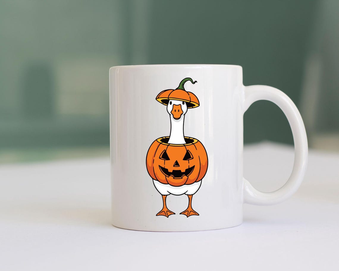 Halloween Goose SVG Bundle: Funny Spooky PNG Designs (digital Download ...