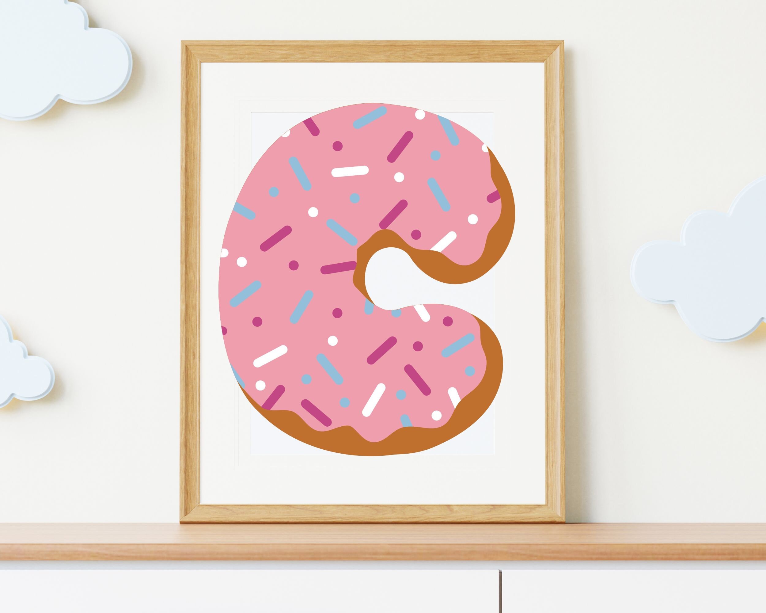 Alphabet Pink Donut Kids Svg | Donut Letters | Donut Lover Svg ...