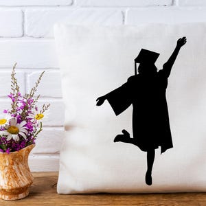 Graduation Girl Silhouette SVG Bundle: 2024 Grad Design (digital Files ...