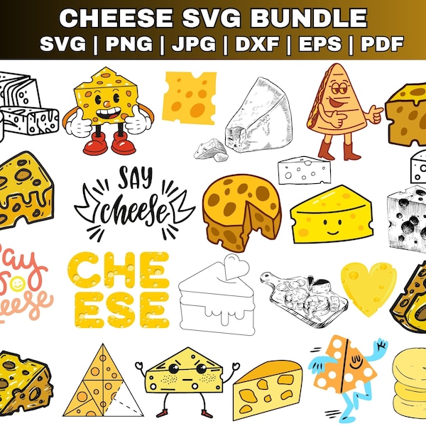 Cheese Svg - Etsy