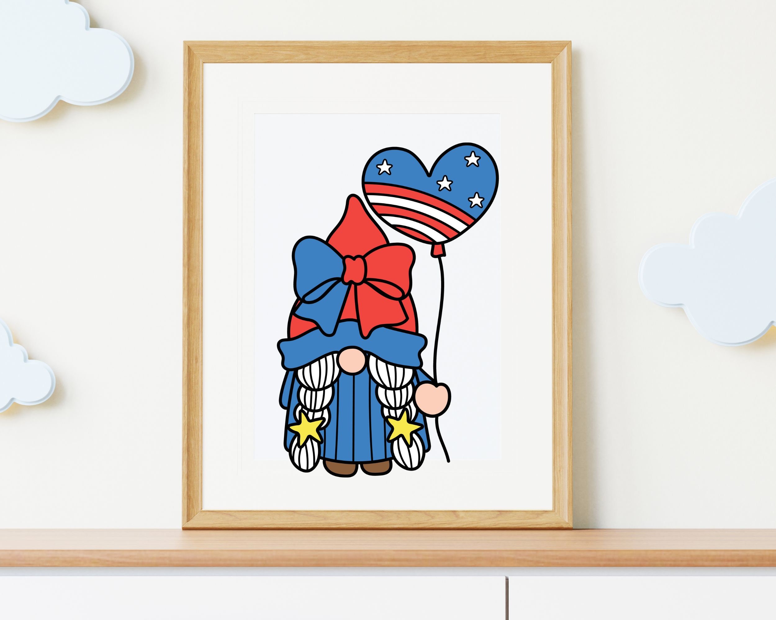 4th of July Gnomes SVG, Independence Day Patriotic Gnomes Clipart ...