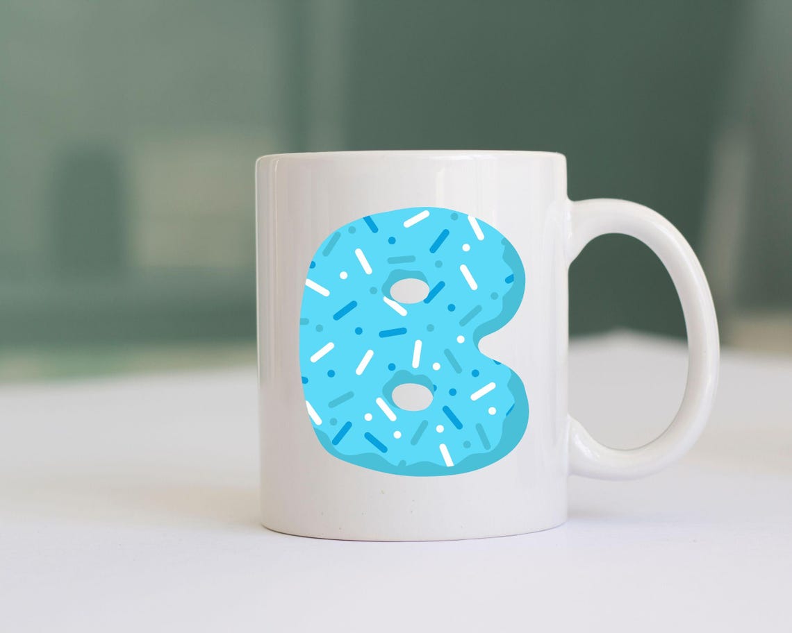 Blue Donut Alphabet SVG: Letters Font (digital Download) - Etsy