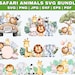 Giraffe SVG Cute Baby Giraffe Outline Cut File Cricut Silhouette Jungle ...