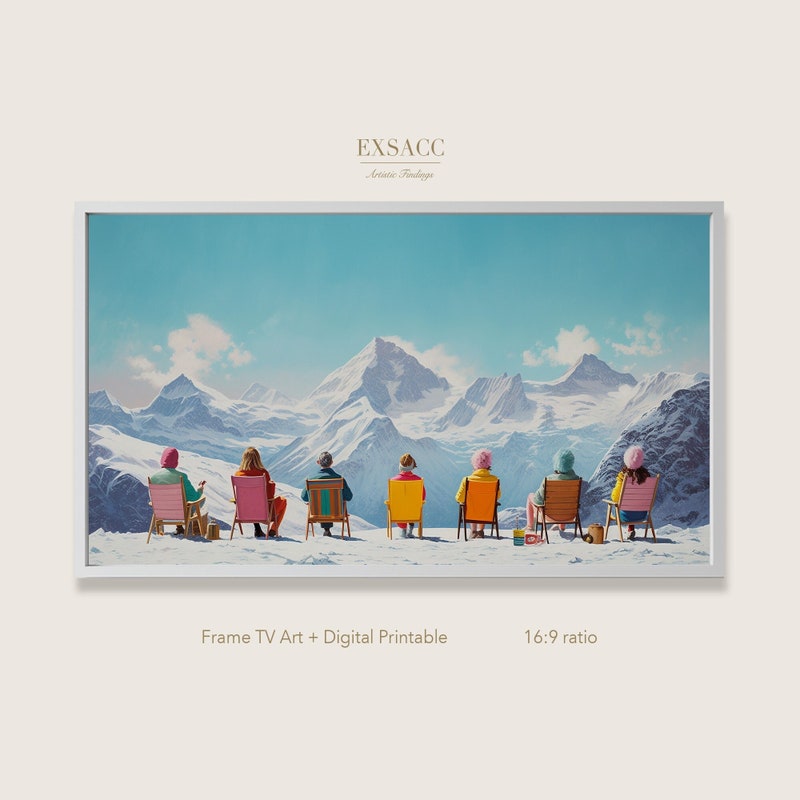 Ski Frame Wall Art - Etsy