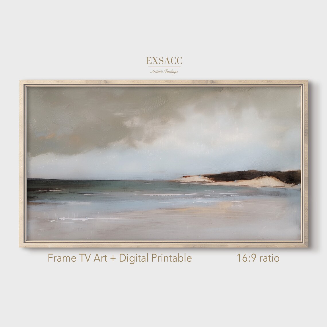 Cottagecore Frame TV Art Ocean Waterscape, Works as Desktop Wallpaper ...