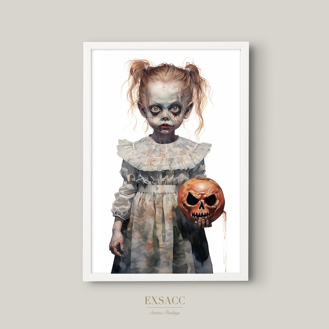 Halloween Decorations Scary Wall Decor Creepy Wall Art - Etsy