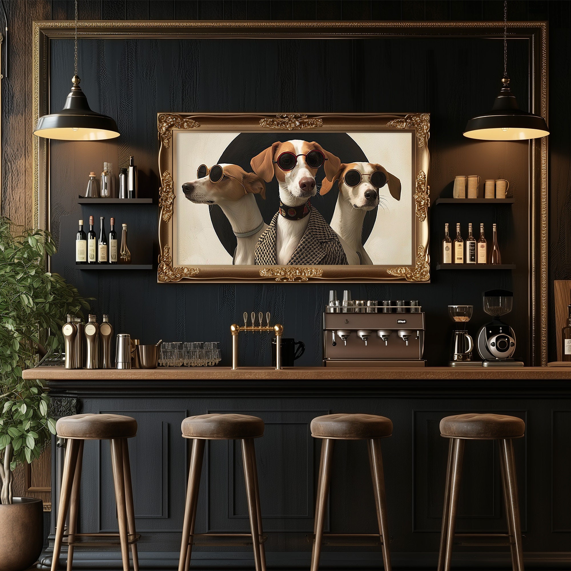 Samsung Frame TV Art MCM Yakuza Dogs, Can Be Used as Desktop Wallpaper ...