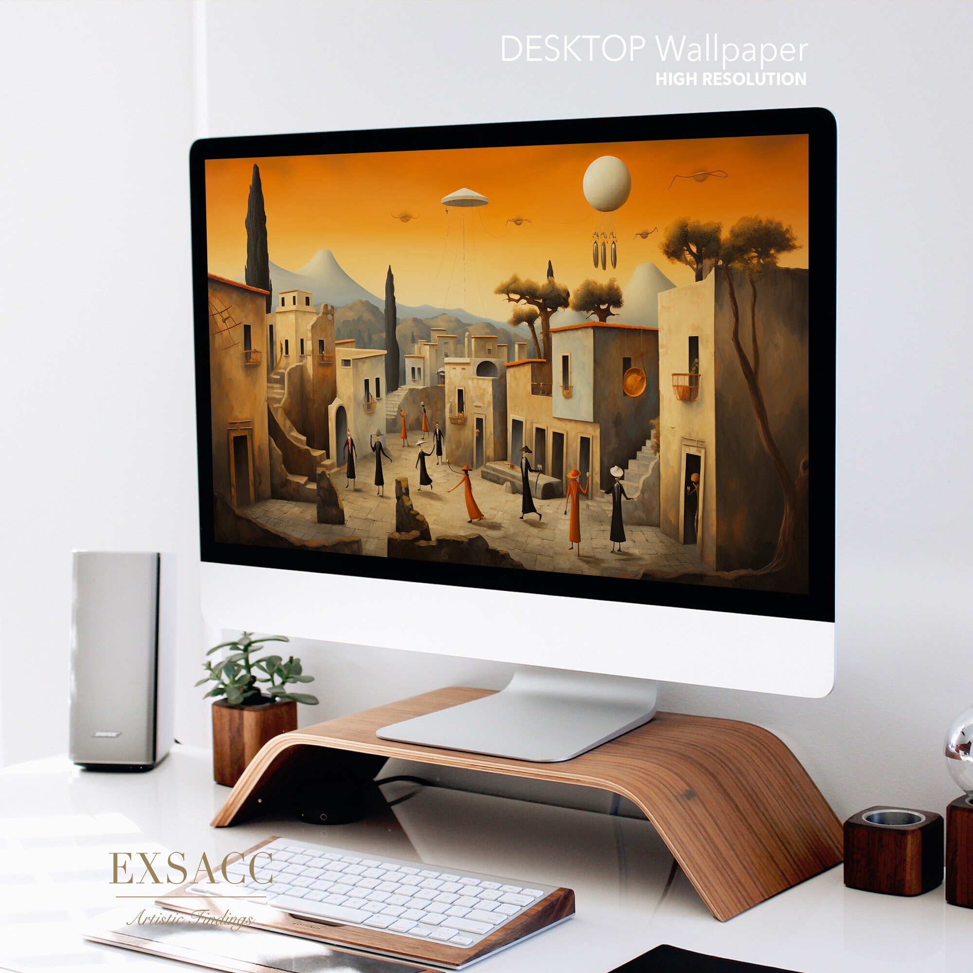 Desktop Wallpaper Laptop Wallpaper Vibrant Color Computer - Etsy