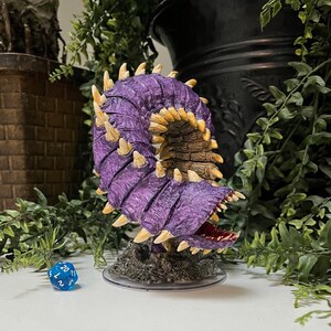 Purple Worm Wizkids Miniature Hand Painted - Etsy