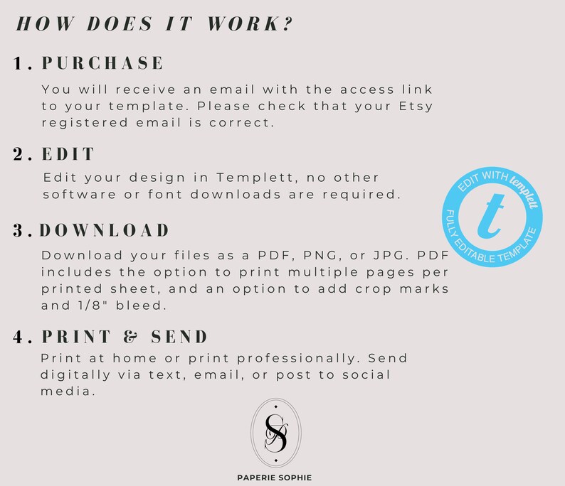 Coquette Bow and Oval Frame, Hand Drawn Save the Date Template - for ...