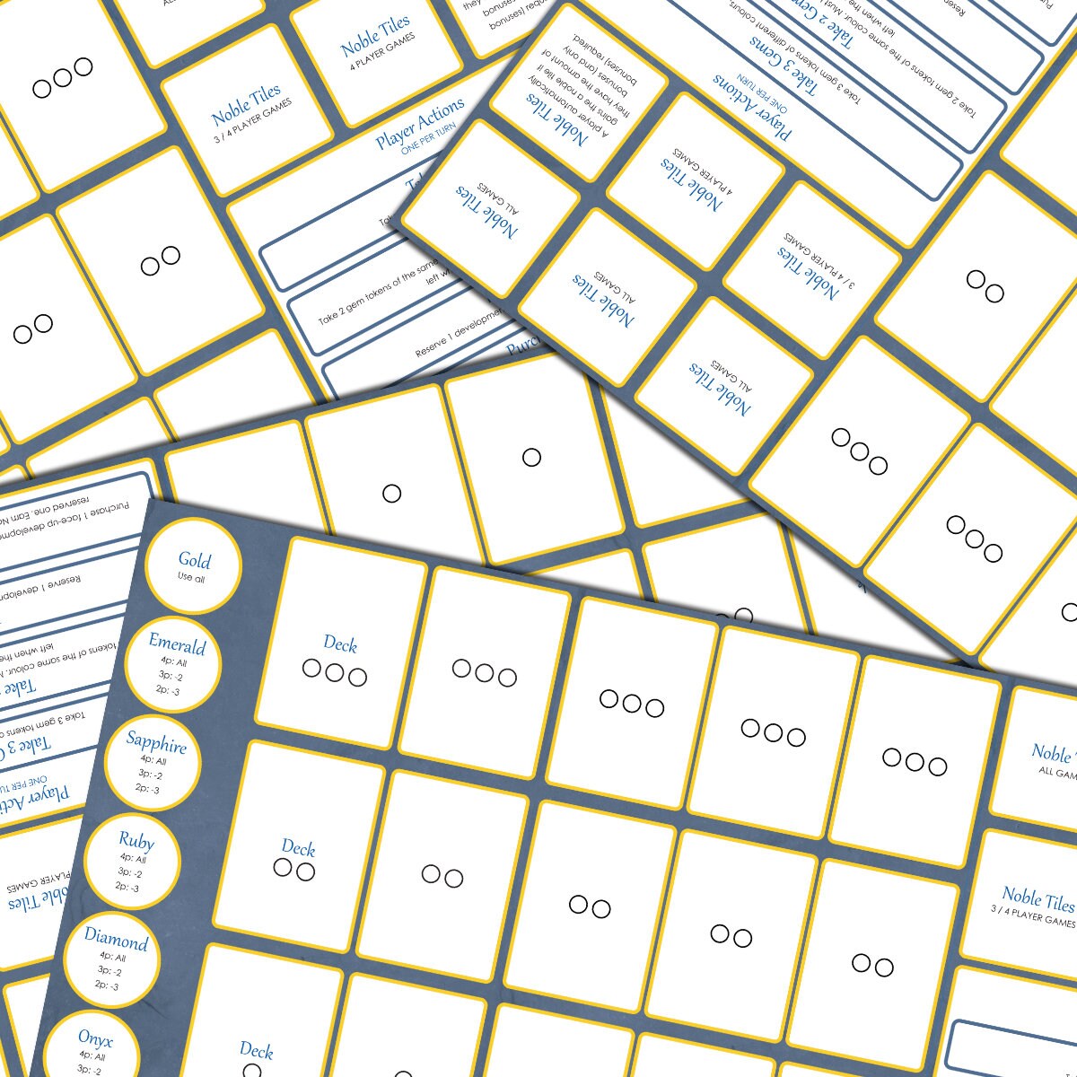 Splendor, Print & Play, Game Mat - Etsy