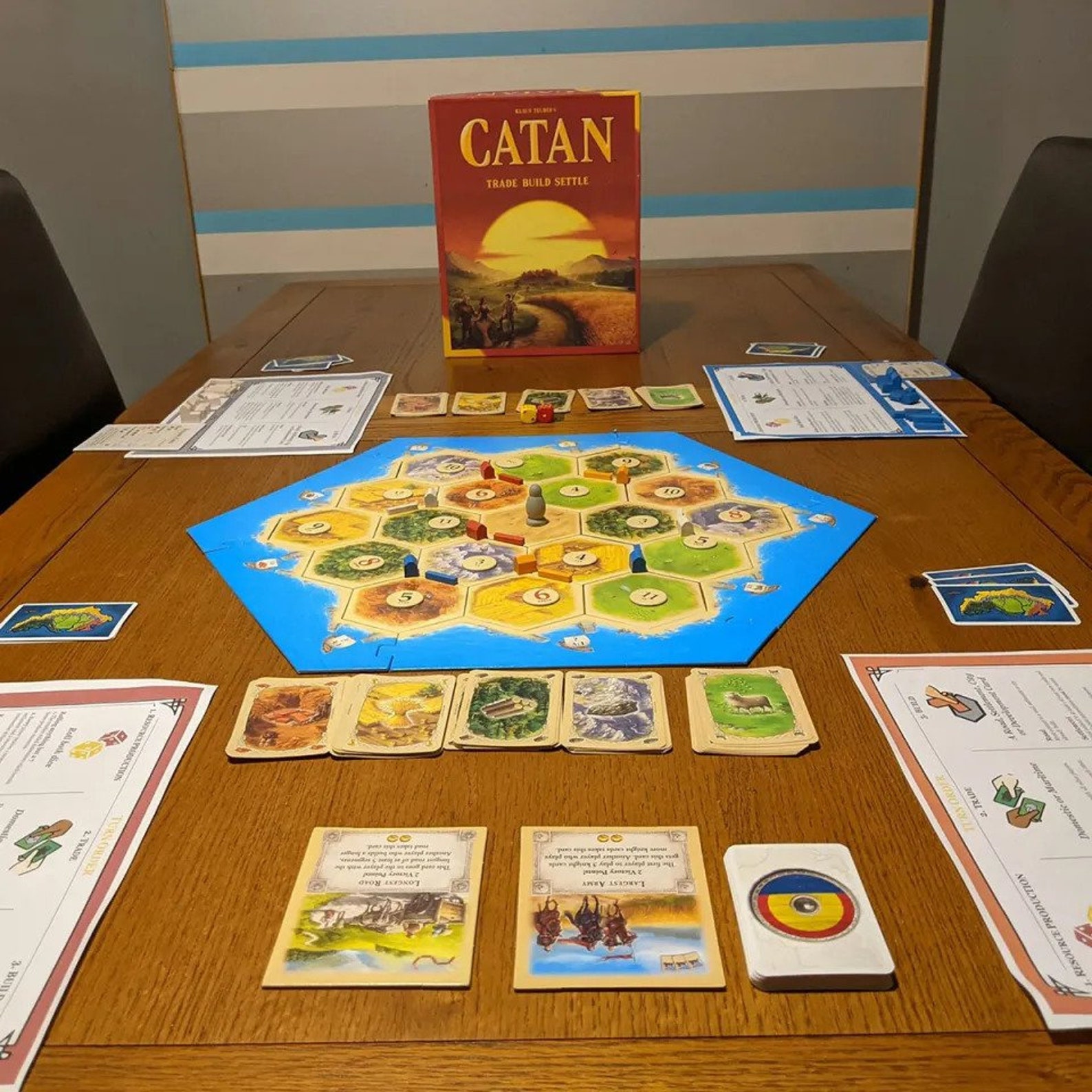 Catan Player, Print and Play, Player Mats - Etsy