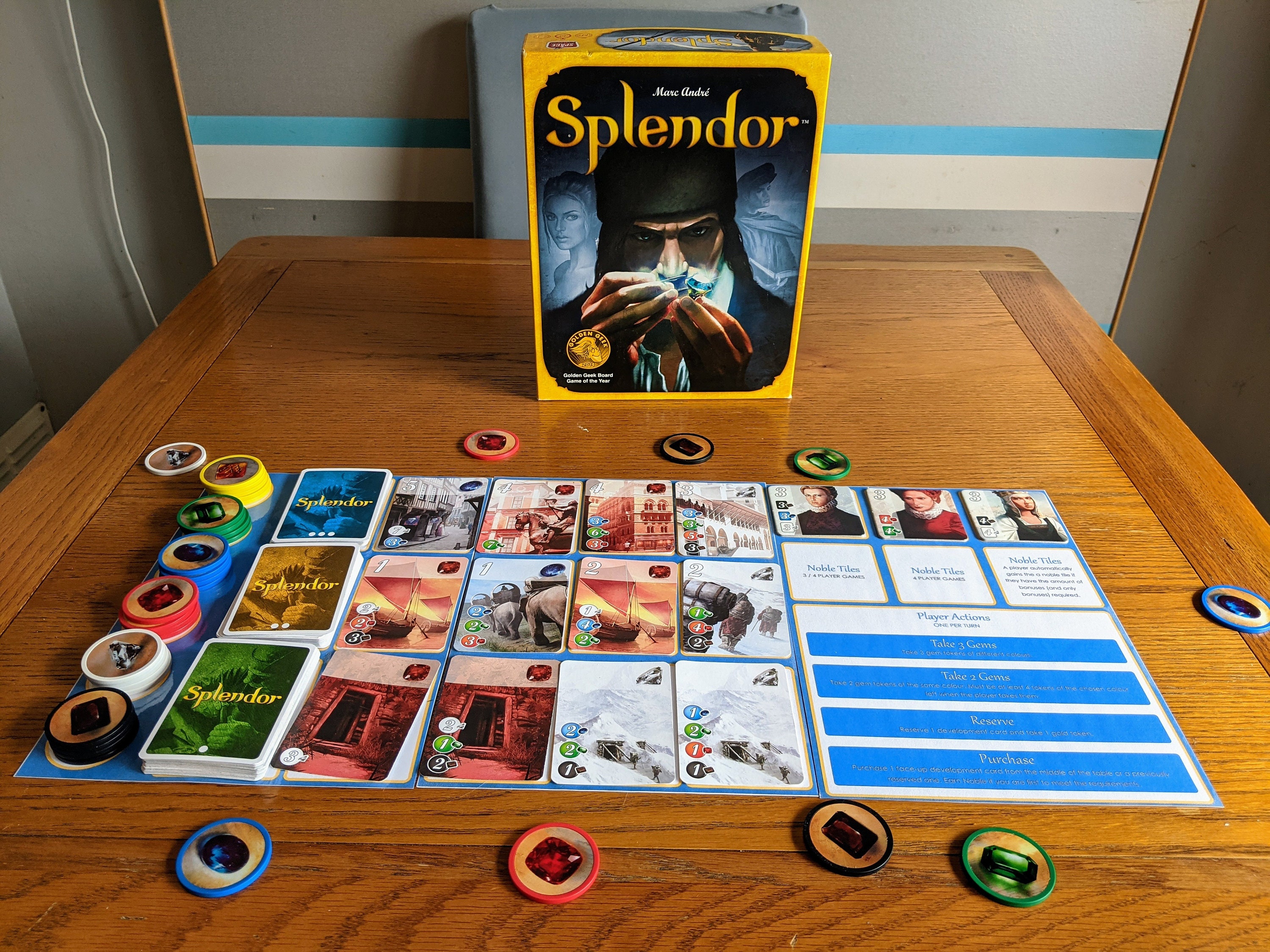 Splendor, Print & Play, Game Mat - Etsy