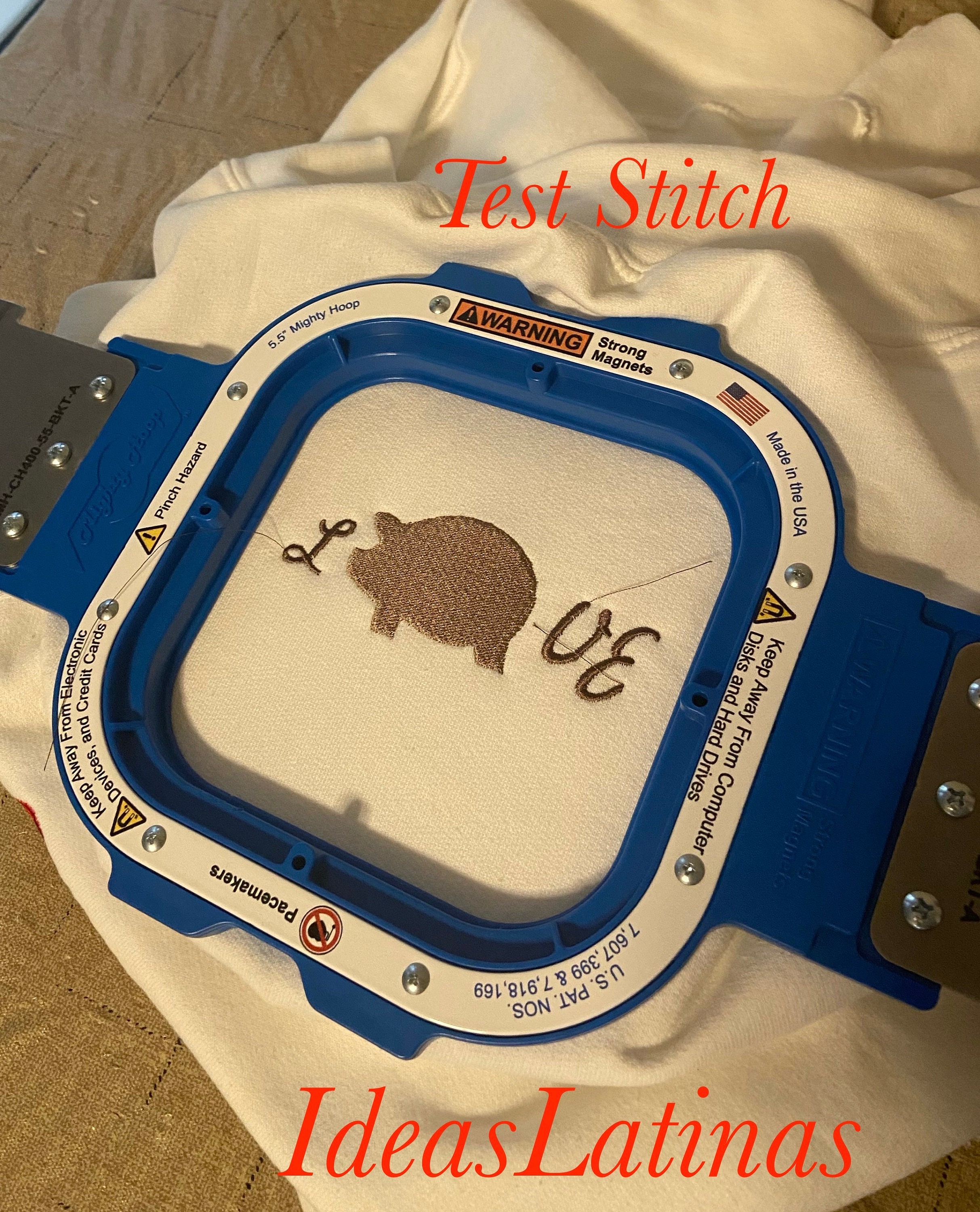 Marranito Love Embroidery Design - Etsy