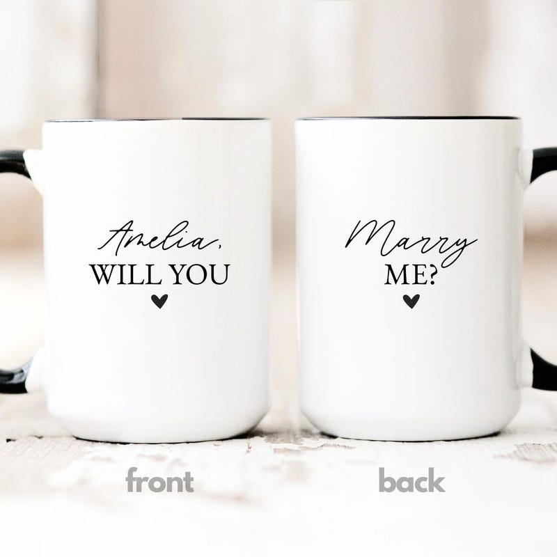 Marry Me Mug - Etsy