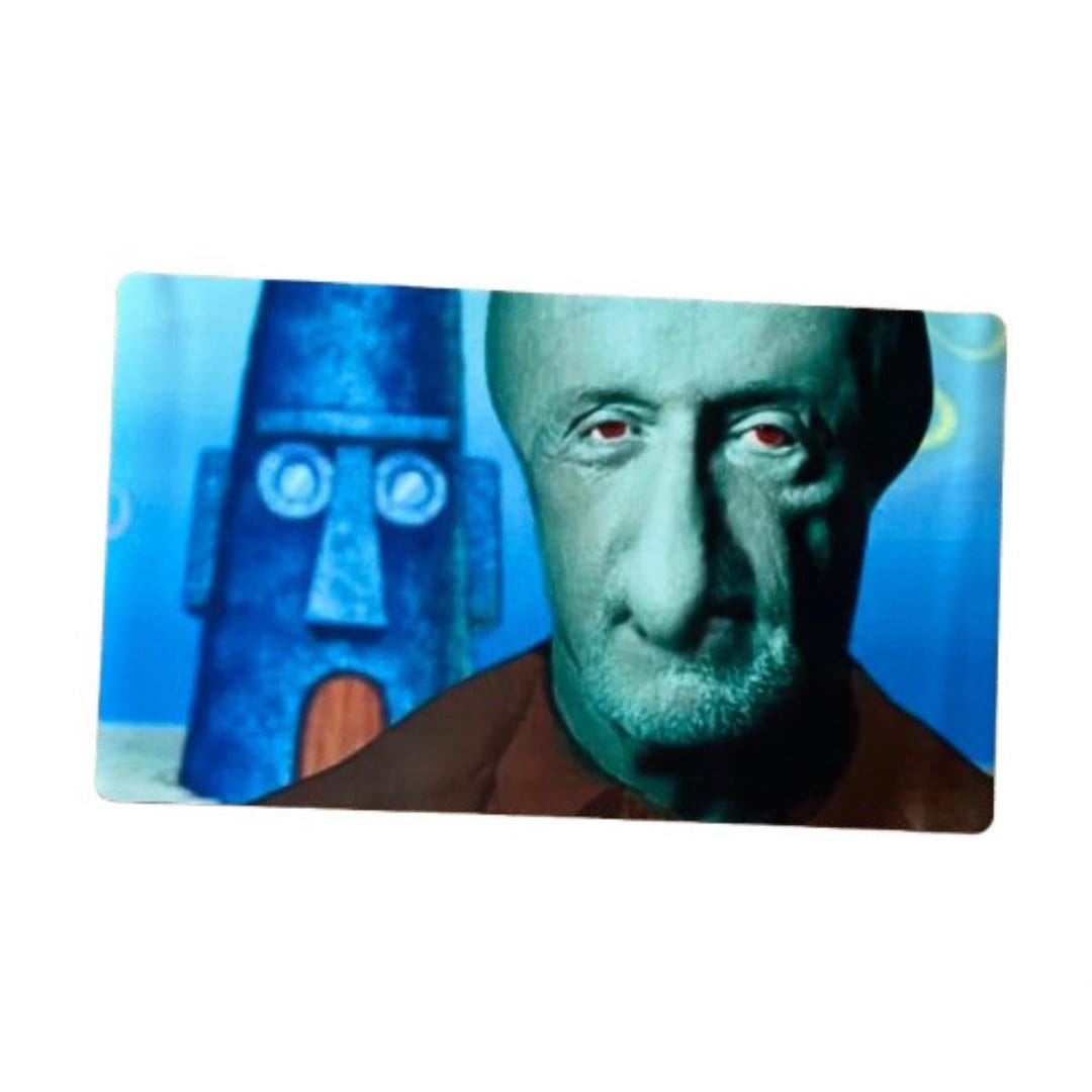 Squidweird | Meme Playmat | TCG Playmat | Gaming Pad | Card Game ...