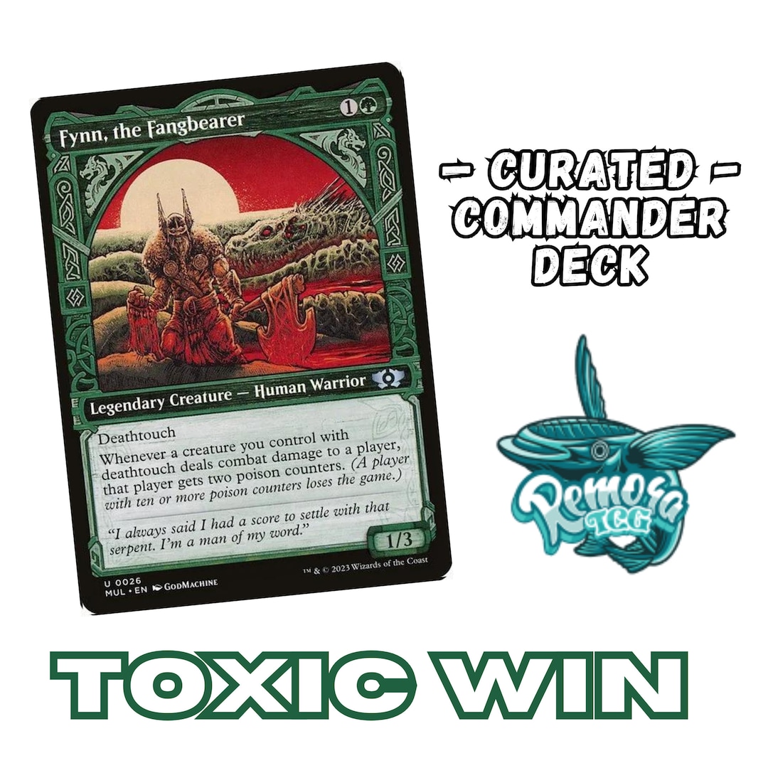 Fynn the Fangbearer Commander Deck MTG / Infect EDH Deck / Poison ...