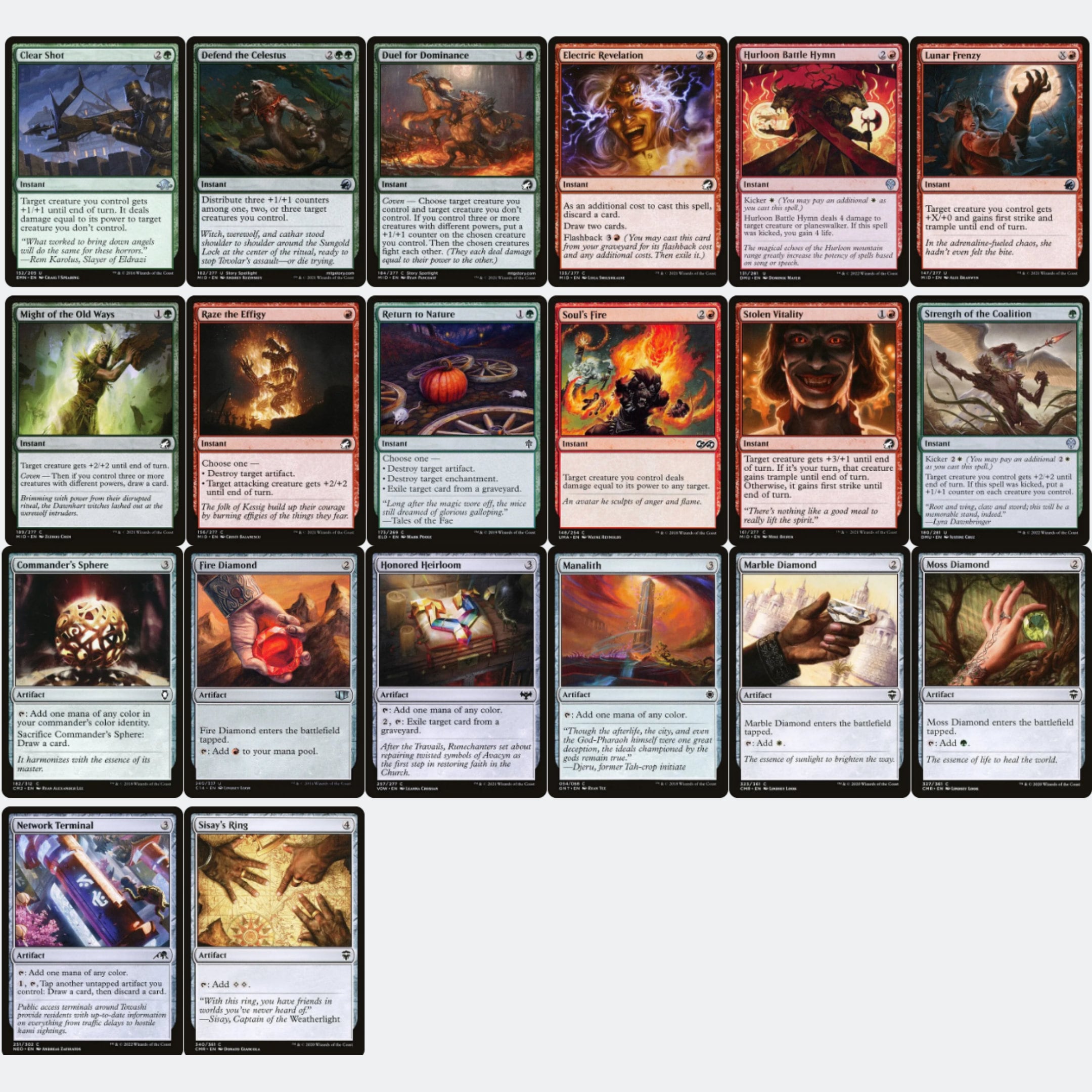 Gishath, Suns Avatar Deck Dinosaur Tribal Deck Custom Commander Deck ...