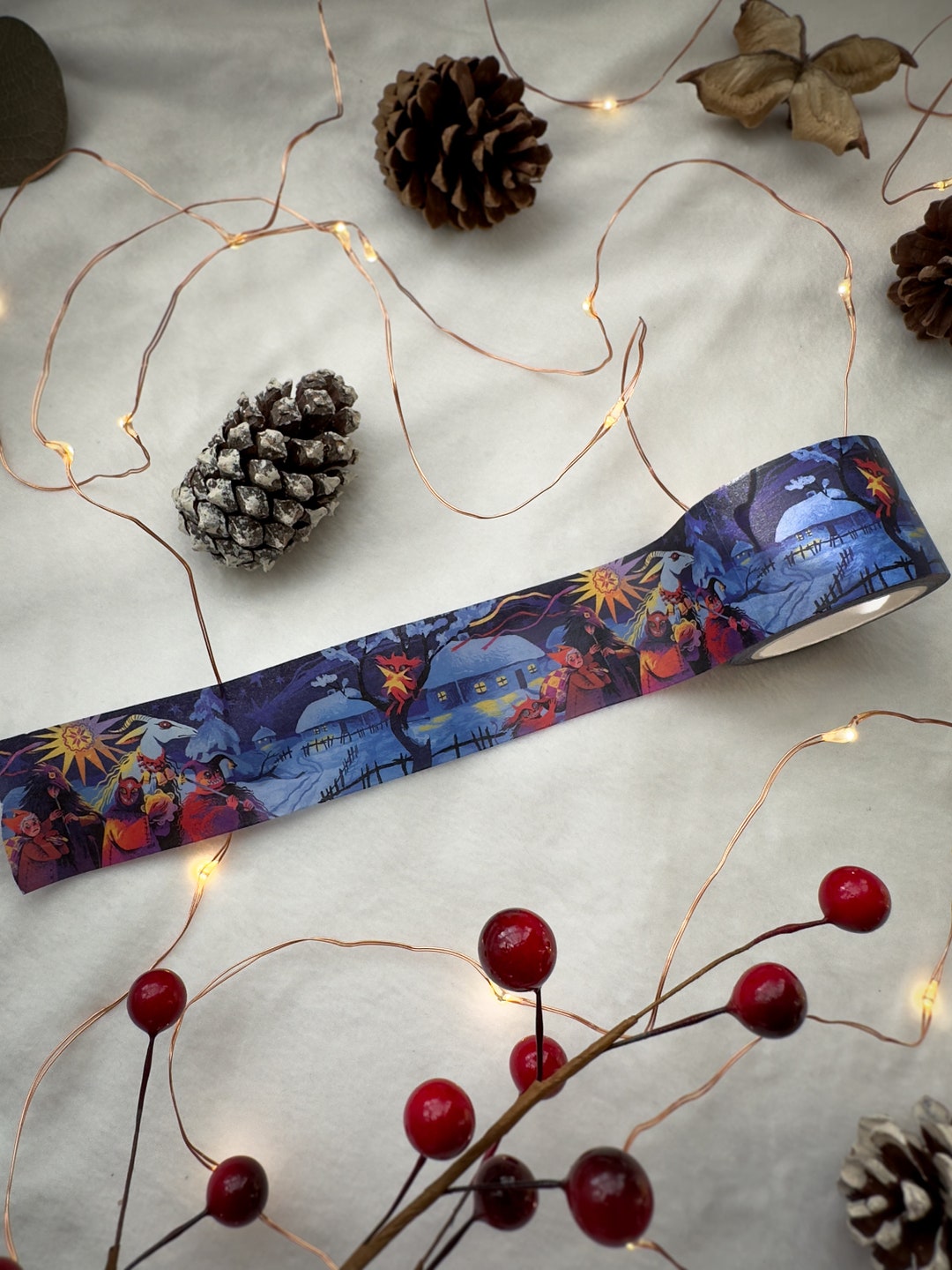 Christmas and New Year Ukrainian Traditions - Malanka Wide Washi Tape ...