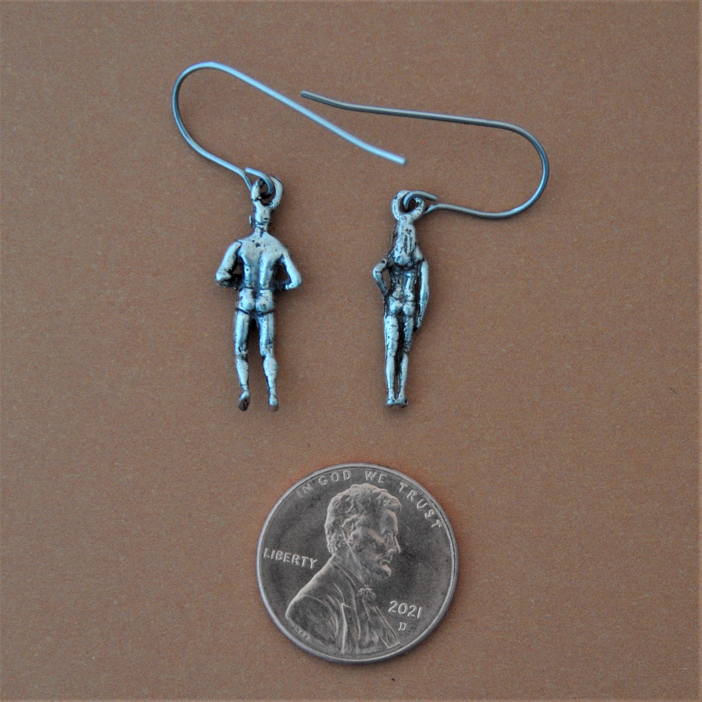 Swimmer Earrings Sterling Silver People People Earrings - Etsy