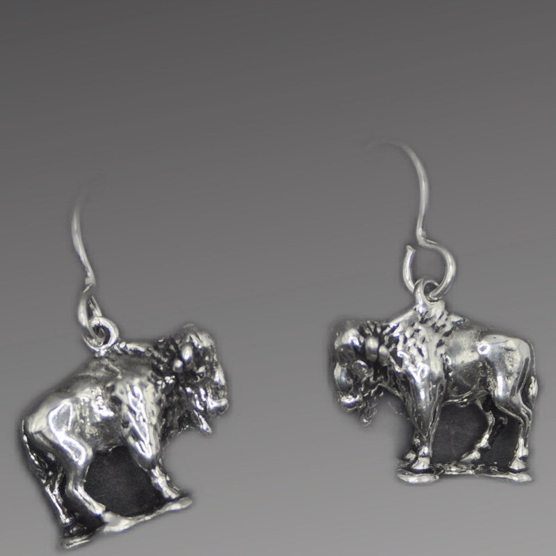 Bison Earrings - Etsy