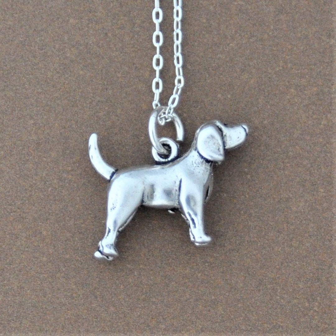 Labrador Pendant Sterling Silver Lab Labrador Retriever - Etsy