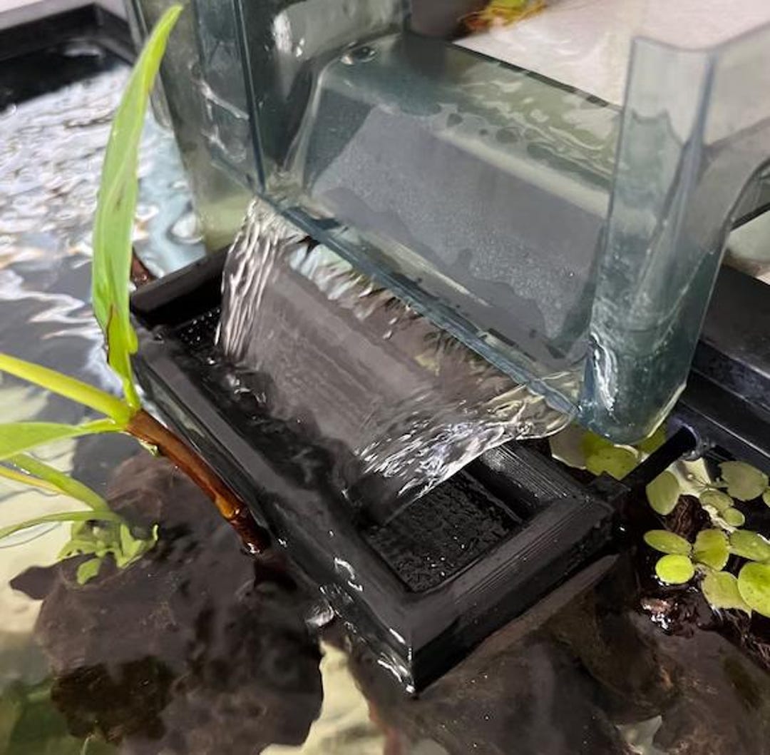 Expanding Aquarium Filter Diffuser: HOB Baffle, Plant Ledge - Etsy
