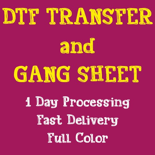 Gang Sheet Template