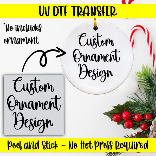 Ornament Decals - Etsy