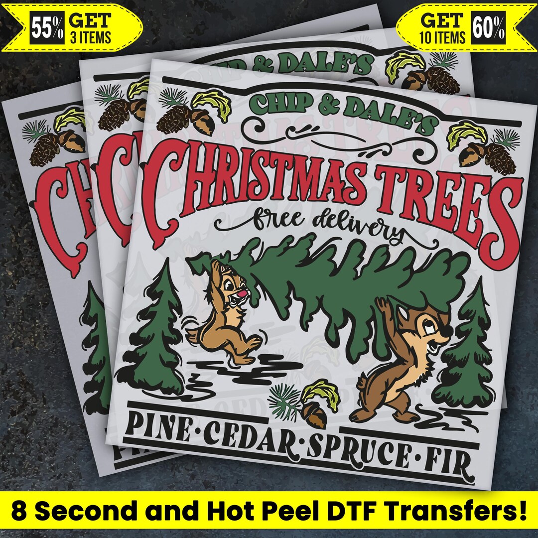 Chip and Dale's Christmas Trees, Disney Christmas, Mickey Christmas ...
