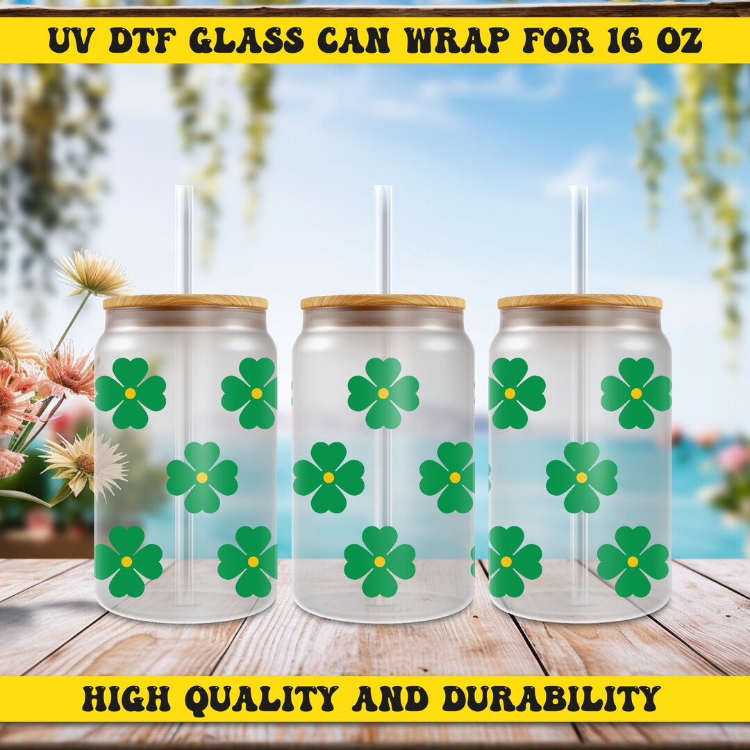Irish Ready to Apply UV DTF, Ready for Press, Cup Wrap UV Dtf, Uv Dtf ...