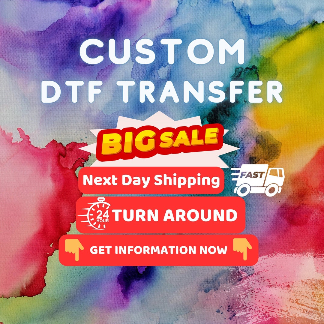 Custom Dtf Transfer, DTF Print Design, Custom Heat Transfer, Wholesale ...
