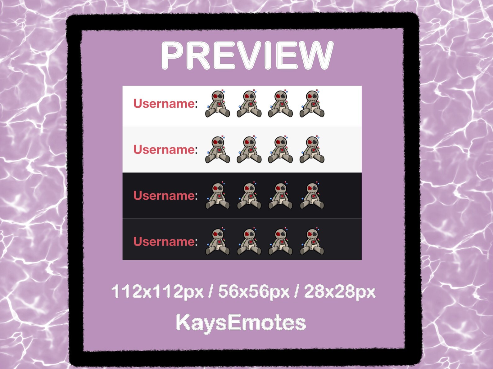 Twitch Emote Voodoo Doll - Etsy