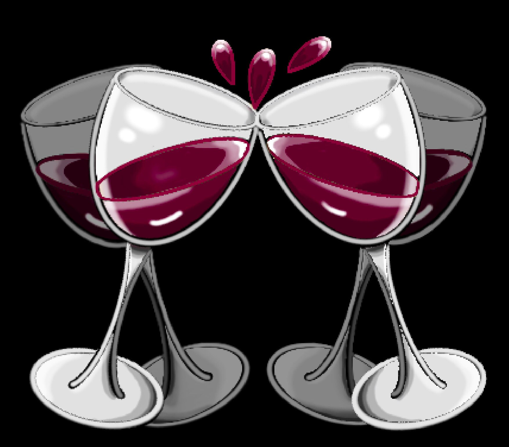 Cheers! Wine Twitch Gif Emotes. - Etsy