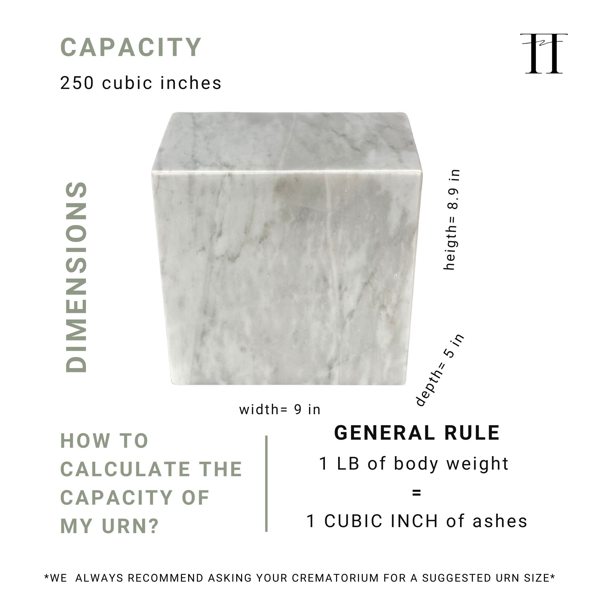 White Marble Individual Urn 250 Cubic Inches - Etsy