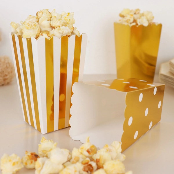 Stripe Popcorn Boxes - Etsy
