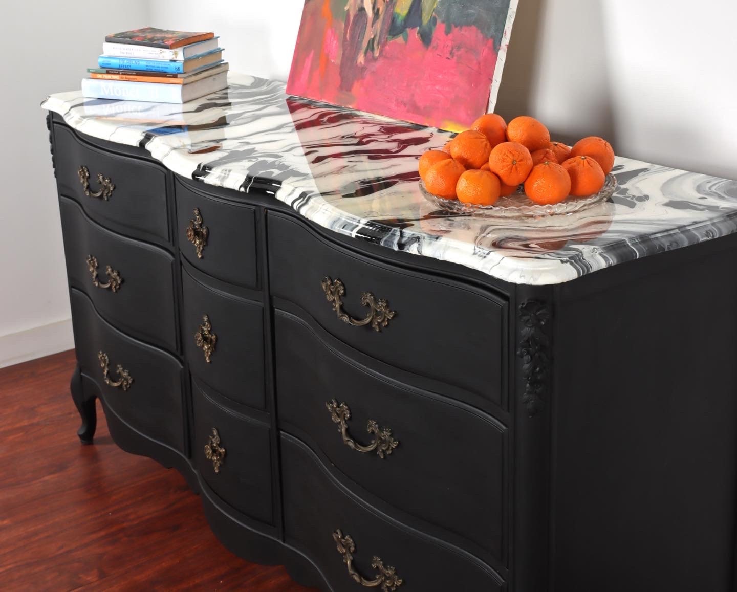 Painted French Provincial Chest of Drawers - - Etsy