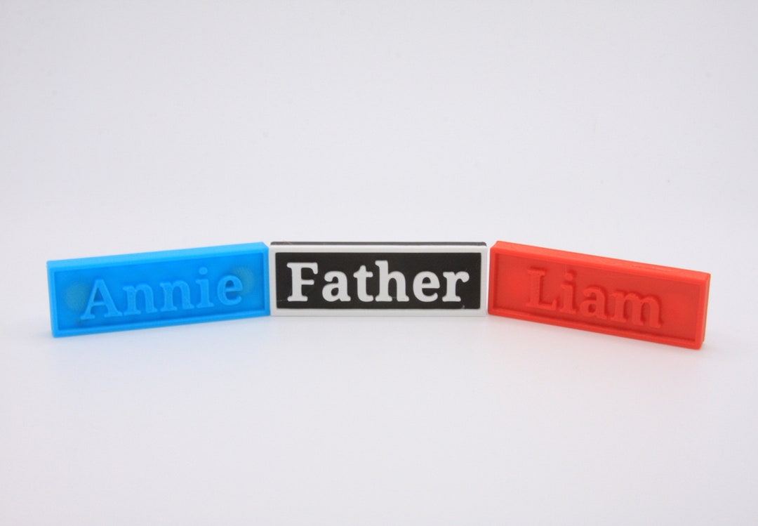 Fridge Magnet for Names Customs 3d Printed Fridge Magnet Named Attached ...