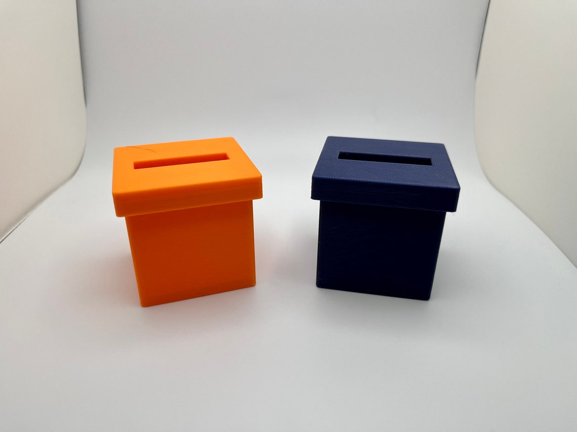 Custom Sized 3d Printed Square Prize/giveaway Raffle Boxes - Etsy