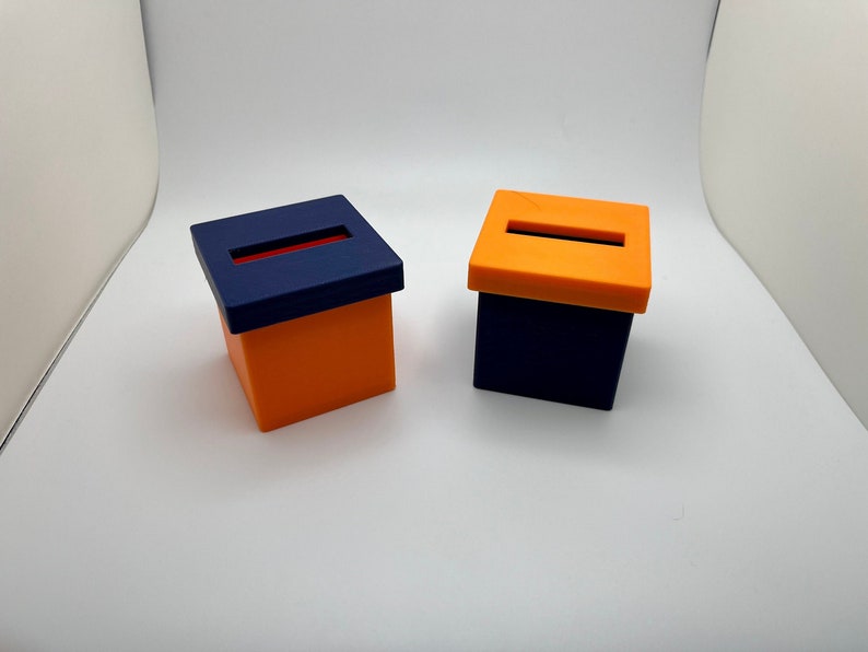 Custom Sized 3d Printed Square Prize/giveaway Raffle Boxes - Etsy