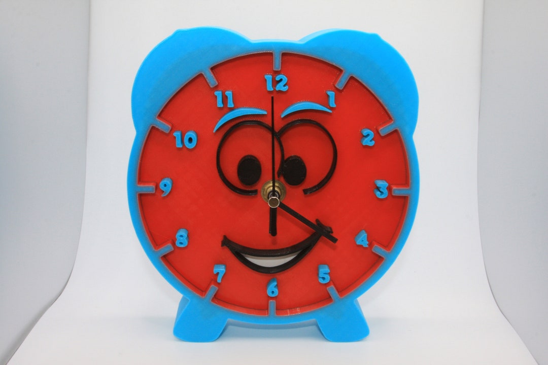 Cartoon Clock for Kids Animated Clock Standing Clock Cartoon - Etsy