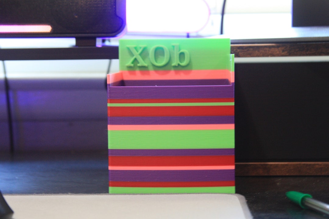 Custom Box Random Pattern 3d Printed Creative Box, Flashy and Colorful ...