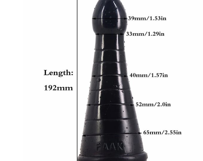 Black Silicone Body Safe Stretcher Dildo Medical Grade Vaginal Anal ...