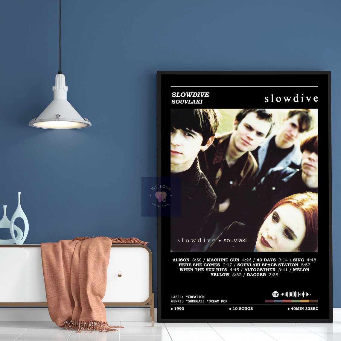 Slowdive Souvlaki Album Poster / Slowdive Poster / Album - Etsy