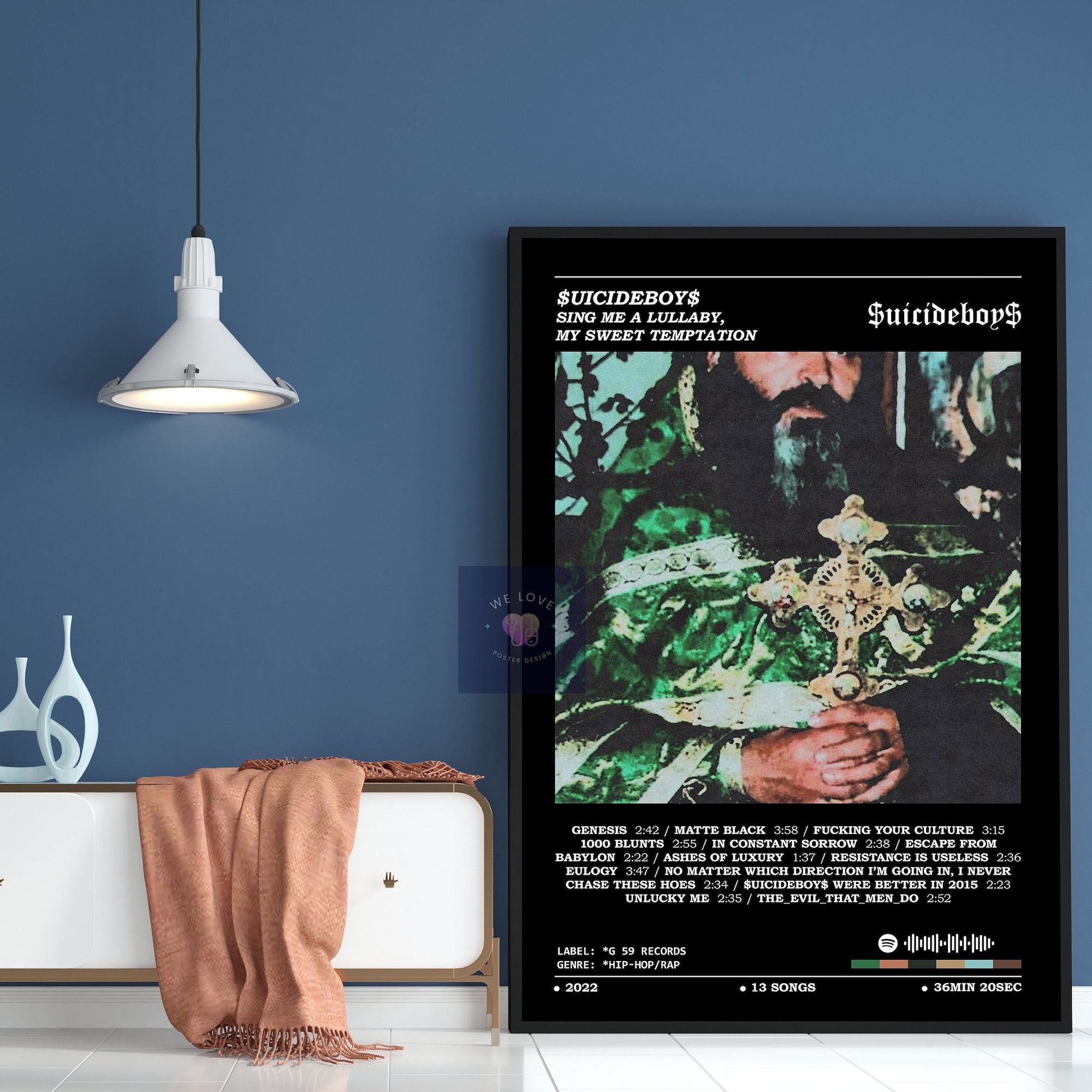 Sing Me A Lullaby, My Sweet Temptation Album Poster, Suicideboys Poster ...