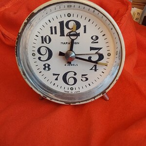 1960s Marathon 4 Jewels Alarm Clock. Made in the USSR - Etsy